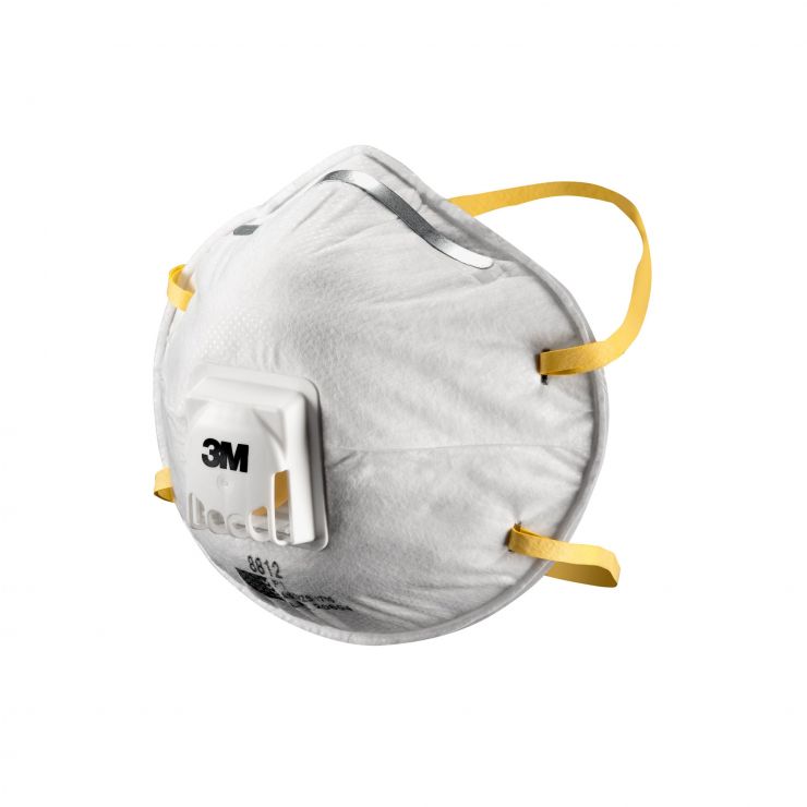 3M™ 8812 Cupped Particulate Respirator with valve P1 - 10 PACK